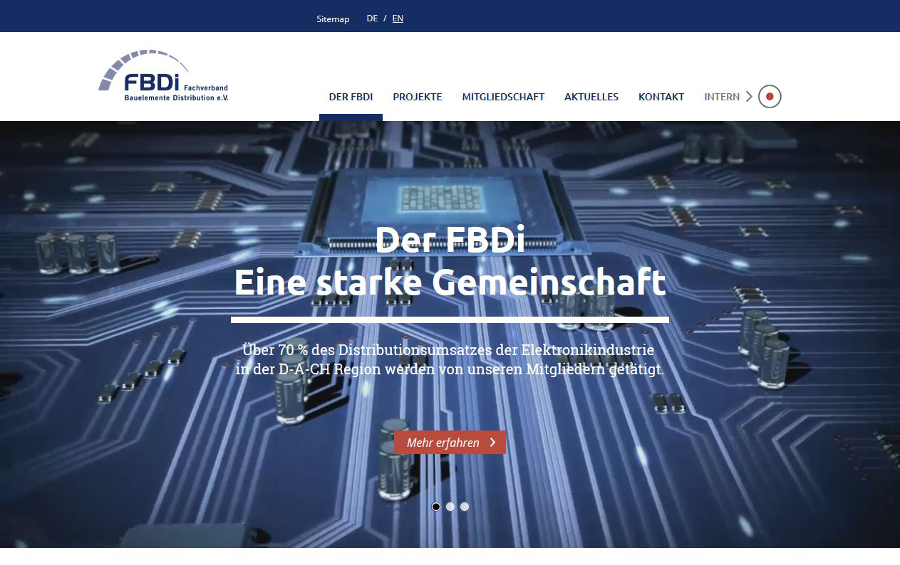 The FBDi Association has launched its new Webpage - Der FBDI
